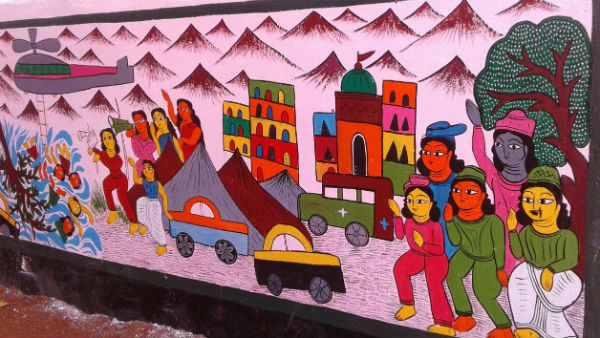 পিংলা গ্রামে বসল পত্র চিত্র মেলা | New pat chitra mela in midnapore ...