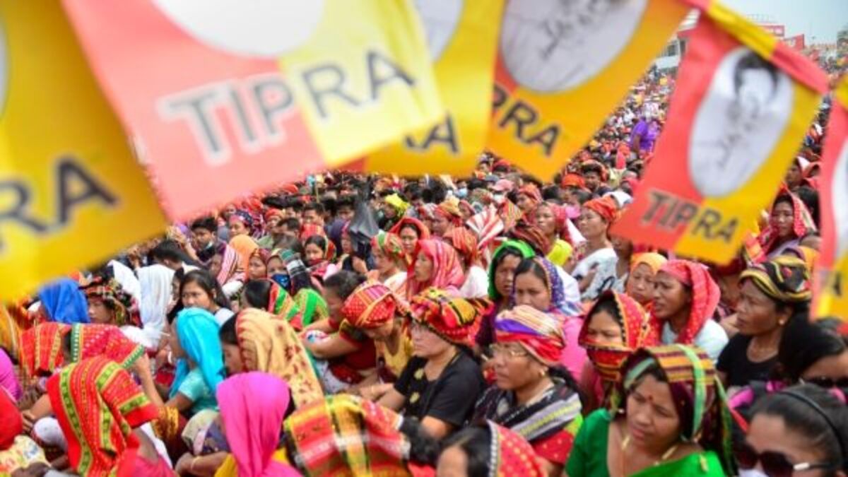 ত্রিপুরায় বাম কংগ্রেস ১৭ টি আসন বিজেপির কাছে হারিয়েছে তিপ্রামোথার ...