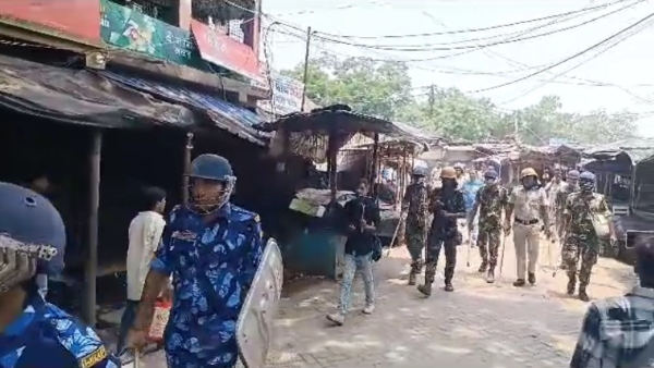 Bhangar: ফের উত্তপ্ত ভাঙড়, নতুন বোমাবাজি, মুখে কাপড় বেঁধে লাঠি ...