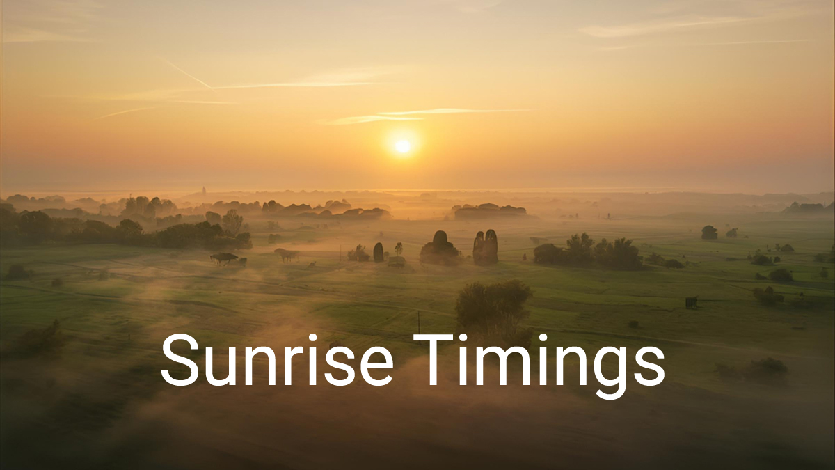 Sunrise Time Today (25 December 2025) - Oneindia