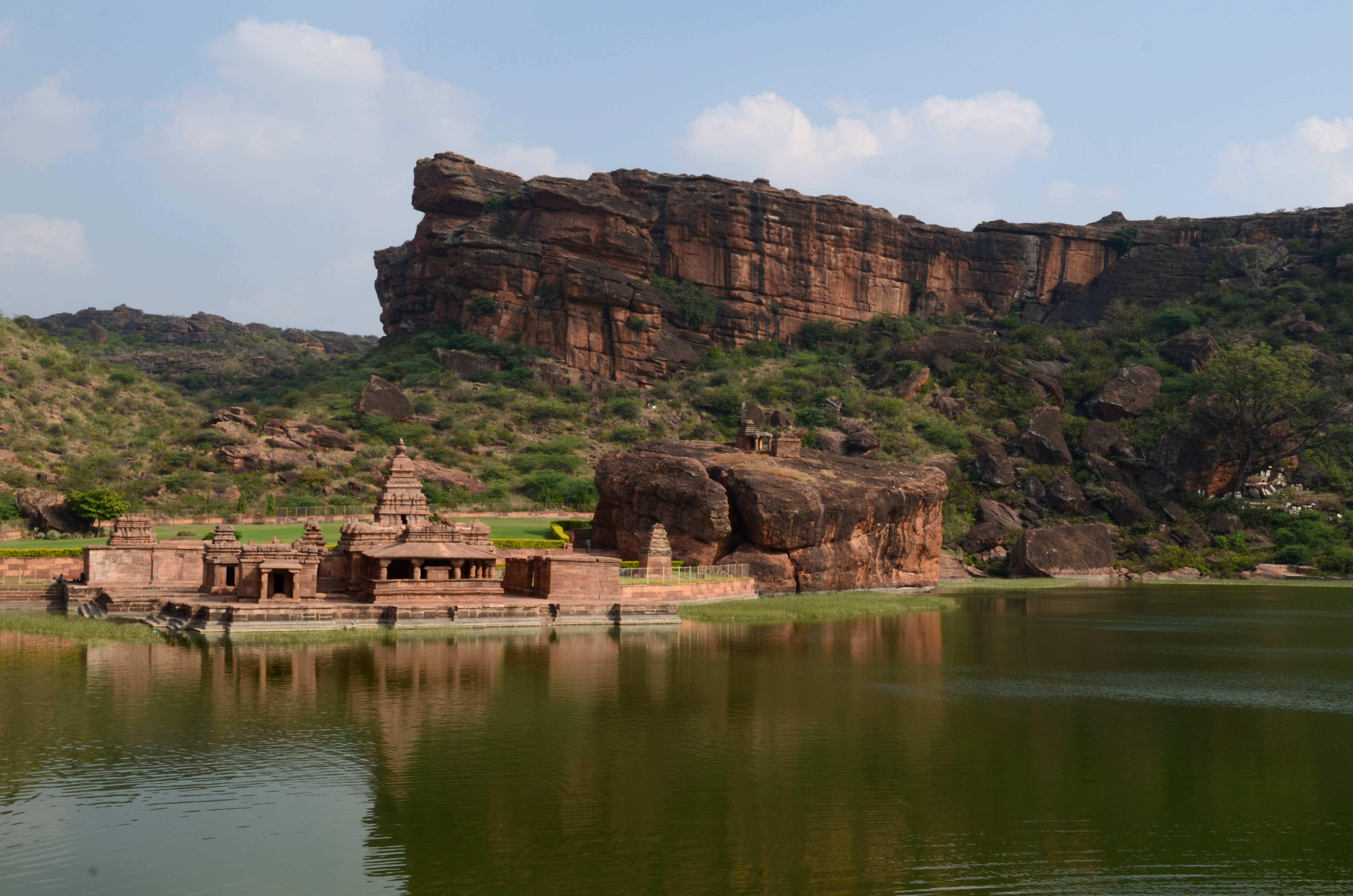 Badami cave temples, Badami | Badami cave temples (Vishnu) Pooja ...