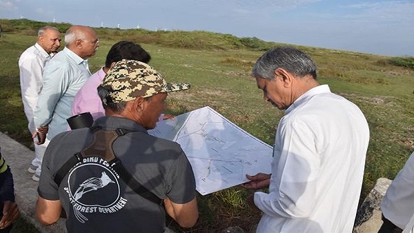 200 કરોડના ખર્ચે તૈયાર થનાર પક્ષી આશ્રય સ્થાનની પાણી પૂરઠા મંત્રી ...