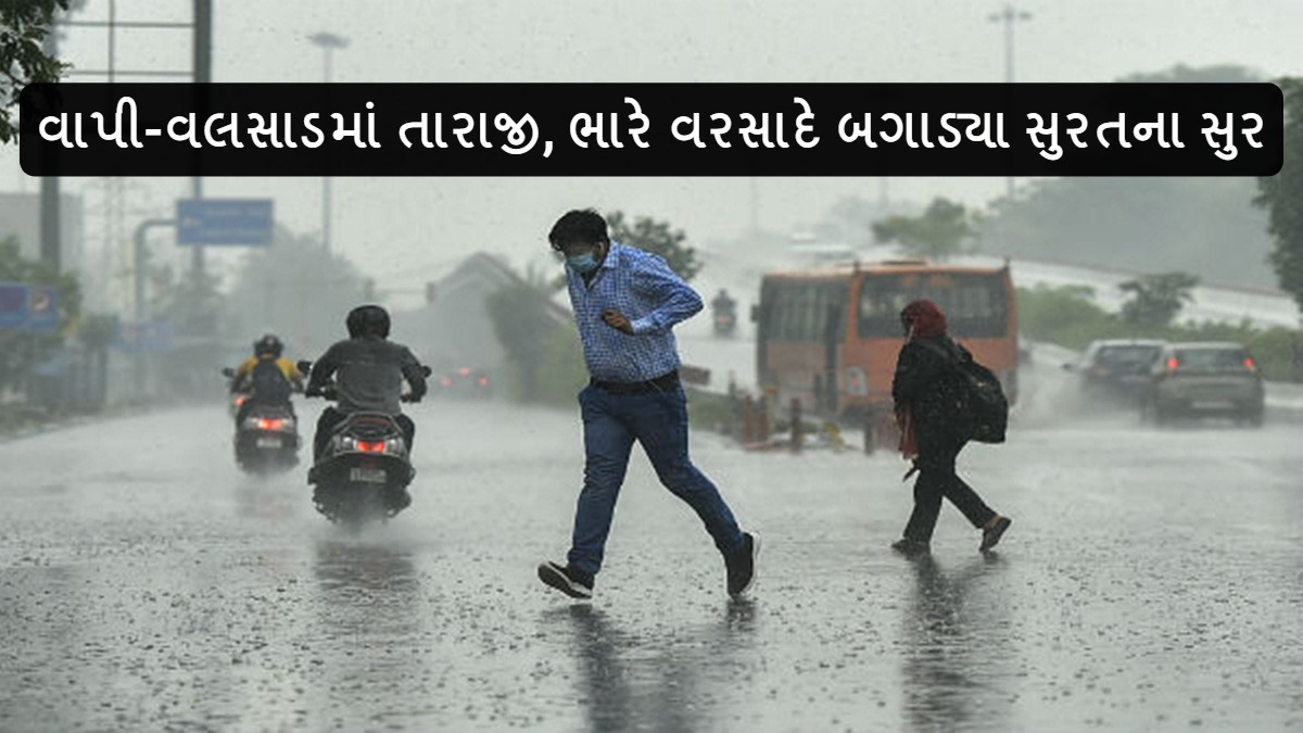 Valsad Rain Update: વાપી-વલસાડમાં તારાજી, ભારે વરસાદે બગાડ્યા સુરતના સુર | Valsad Rain Update ...