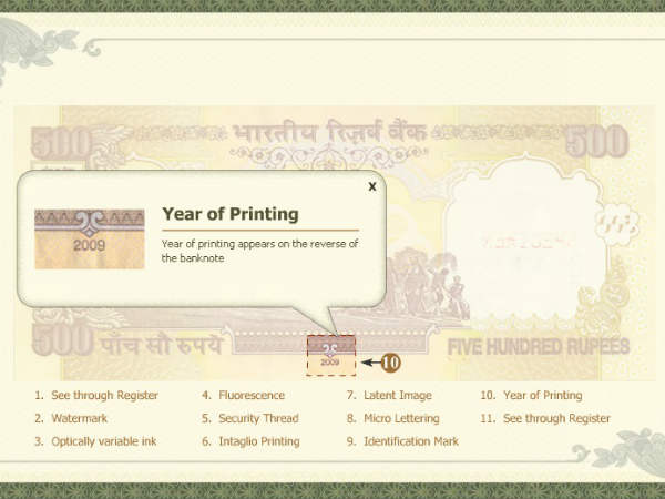 कैसे पहचानें 500 का नोट असली है या नकली | How to identify the fake Rs ...