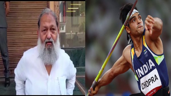 नीरज चोपड़ा को बधाई, देश के साथ हरियाणा का बढ़ाया मान- अनिल विज ...
