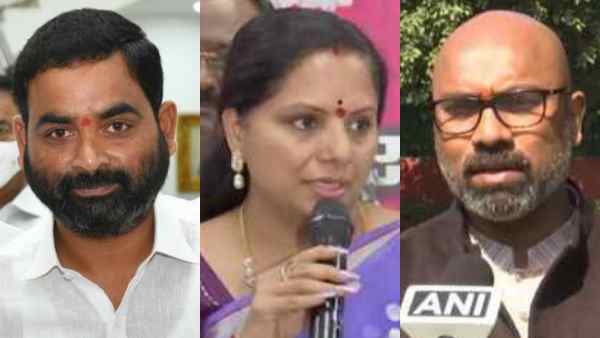 BJP सांसद धर्मापुरी की टिप्पणी, MLC के कविता बोलीं- चप्पल से पिटाई... भड़के TRS नेता की धमकी ...