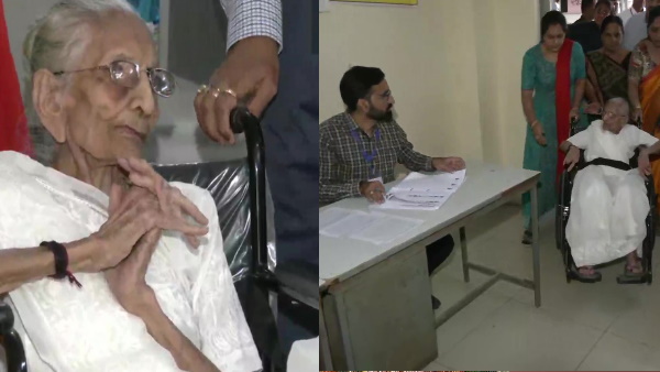 Gujarat Election 2022:पीएम मोदी की मां के जज्‍बे को प्रणाम, 100 साल की ...