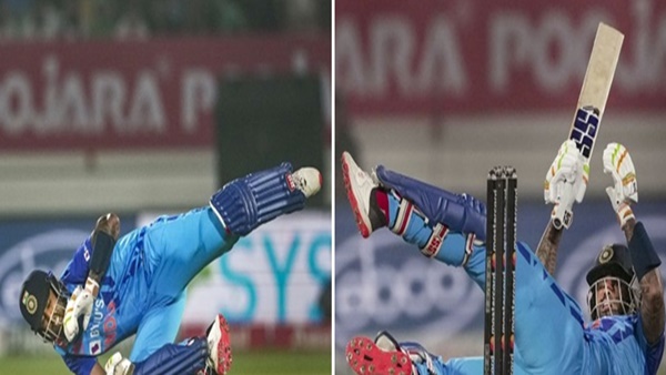 Ind vs SL: मैदान पर गिरकर भी गेंद को पहुंचाया बाउंड्री के पार, सूर्यकुमार का रैंप शॉट देख दीवाने ...