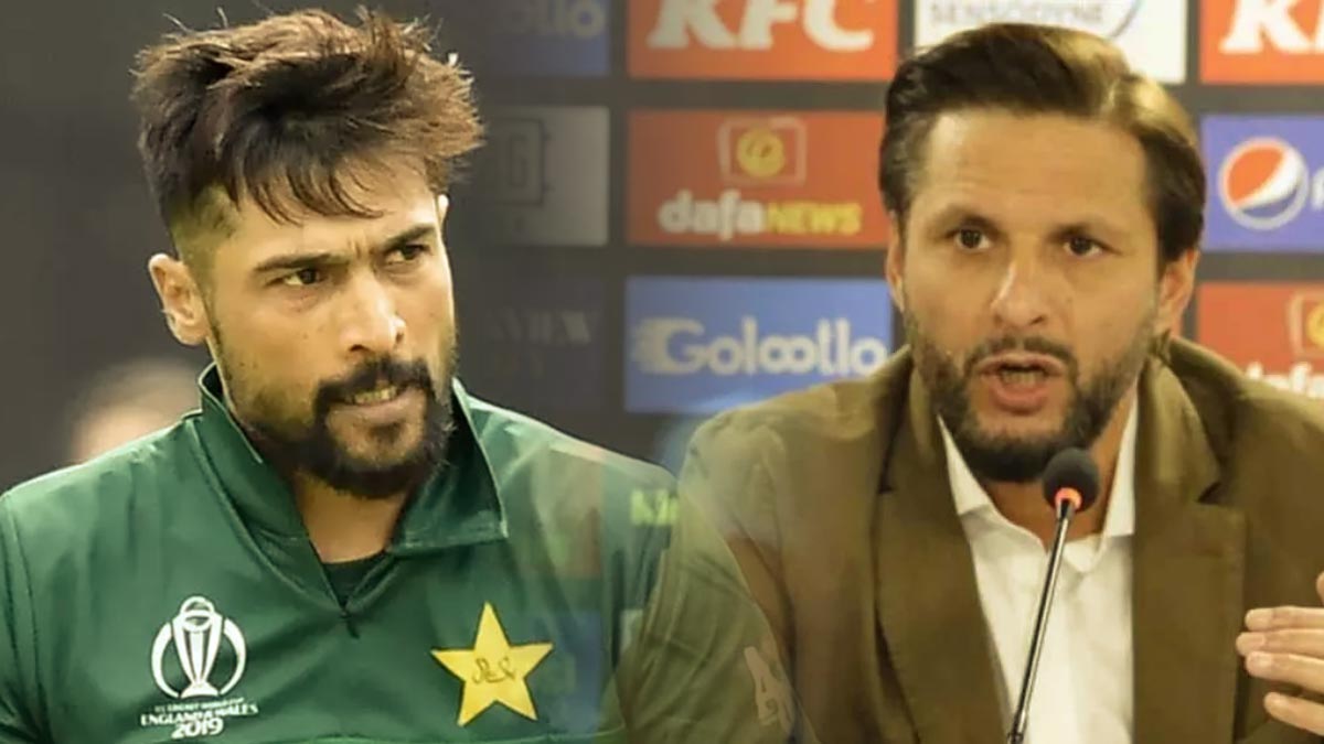 शाहिद अफरीदी ने पिलाई मोहम्मद आमिर को डांट, PSL में मैच के दौरान की थी 'बदतमीजी', फिर बोले 'सॉरी ...