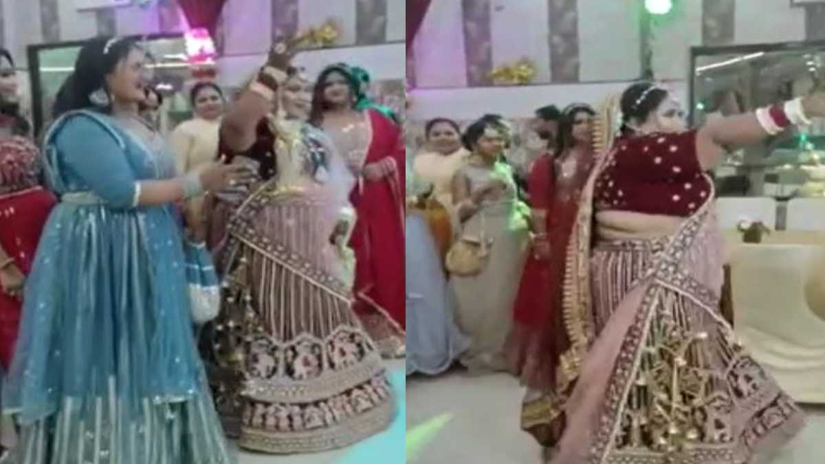 'मेरे सैय्यां सुपरस्टार' गाने पर दुल्हन का डांस Viral, घबराई तो छोटी बहन का मिला साथ, देखें ...