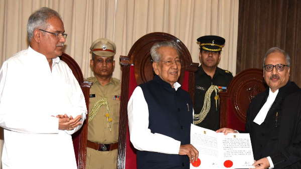 CG News: छत्तीसगढ़ के चीफ जस्टिस रमेश सिन्हा ने ली शपथ, राजभवन में हुआ ...