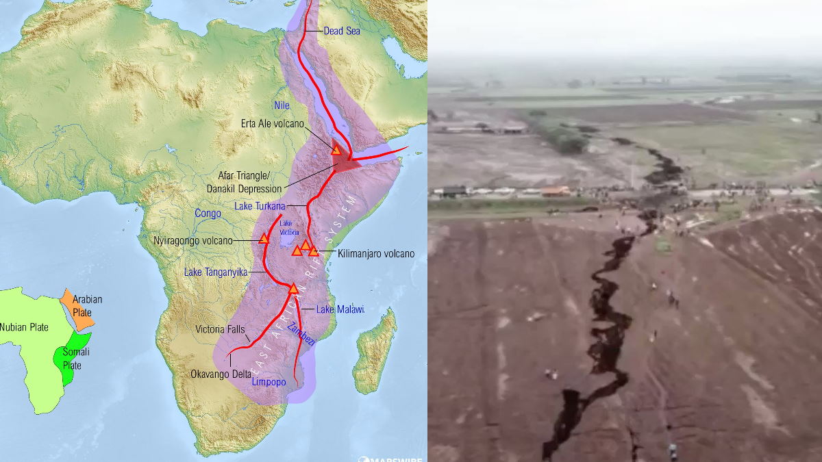 East African Rift: क्या दो हिस्सों में टूट जायेगा अफ्रीका महाद्वीप ...