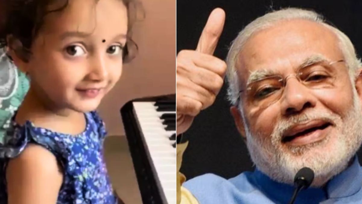 इस छोटी सी बच्ची ने दिखाया कमाल का टैलेंट, VIDEO देखकर पीएम मोदी भी हुए ...