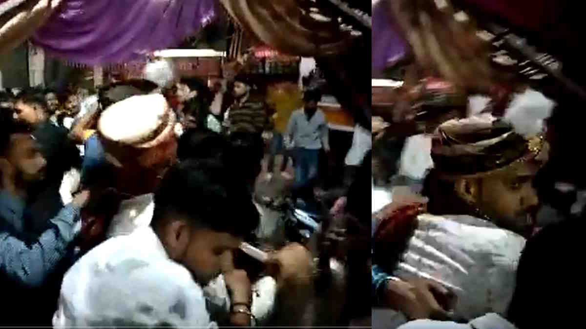 VIDEO: शादी समारोह के बीच Agra में दूल्हे को गोद में उठाकर भागे लोग, जानिए आखिर वहां हुआ क्या ...