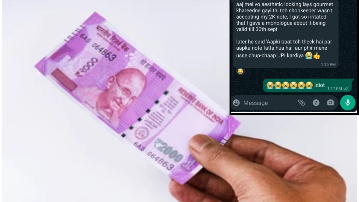 2000 का नोट लेने से किया इंकार तो महिला ने दिखाया नोटिस, दुकानदार बोला ...