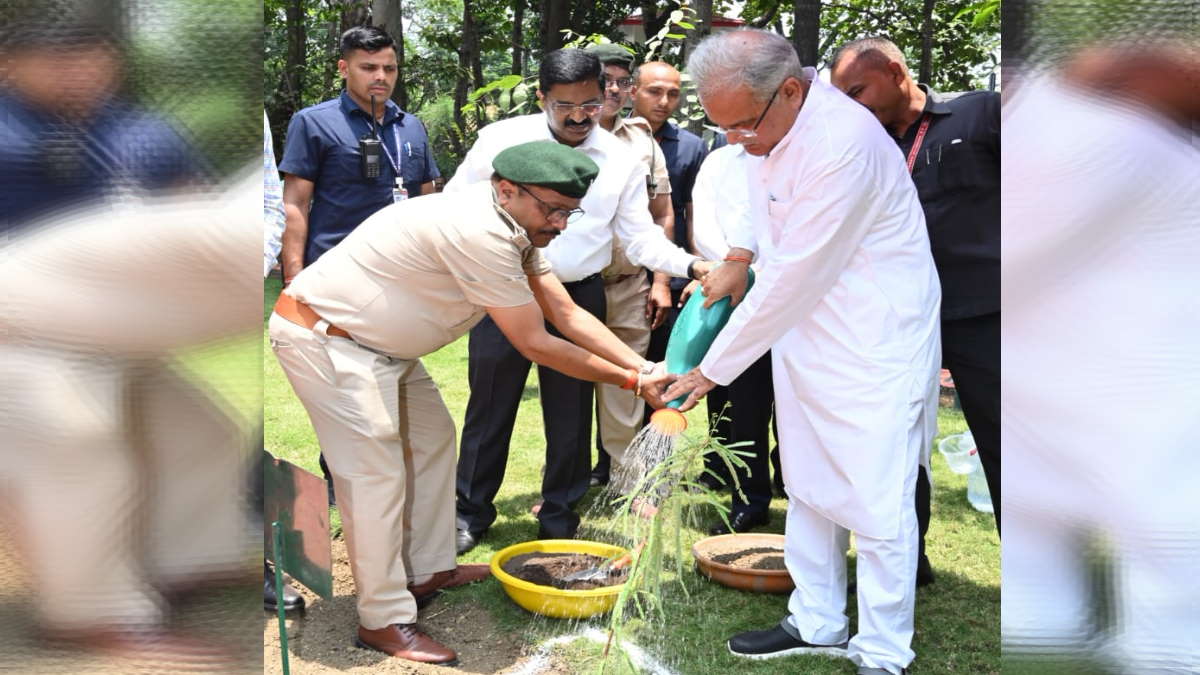 विश्व पर्यावरण दिवस: मुख्यमंत्री भूपेश बघेल ने अपने निवास परिसर में ...