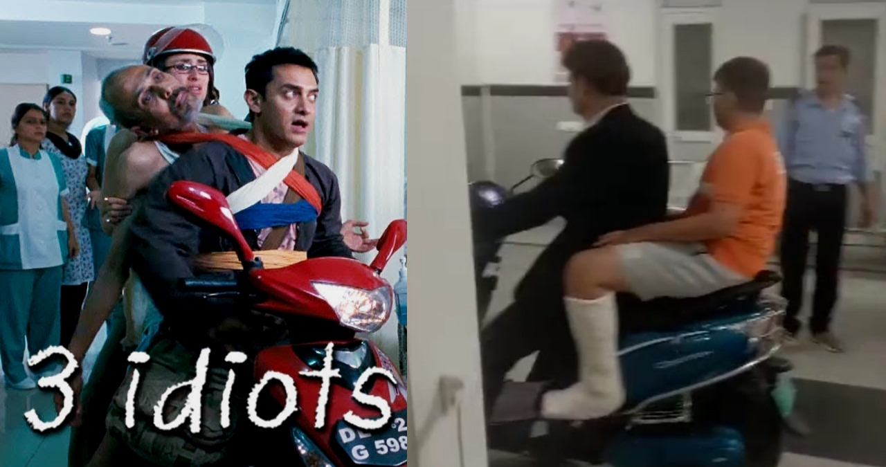 कोटा के MBS अस्‍तपाल में '3 इडियट्स' जैसा सीन, बेटे को स्‍कूटी पर ...
