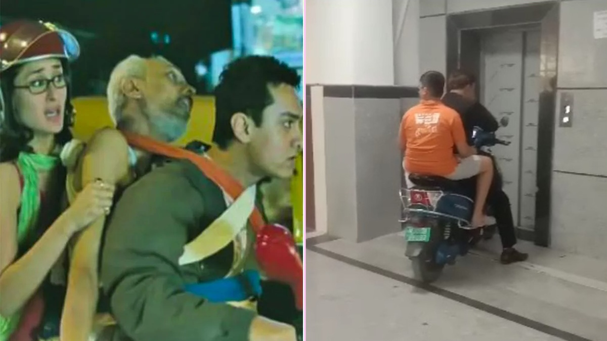 कोटा के MBS अस्‍तपाल में '3 इडियट्स' जैसा सीन, बेटे को स्‍कूटी पर बैठाकर वार्ड में पहुंचा पिता ...