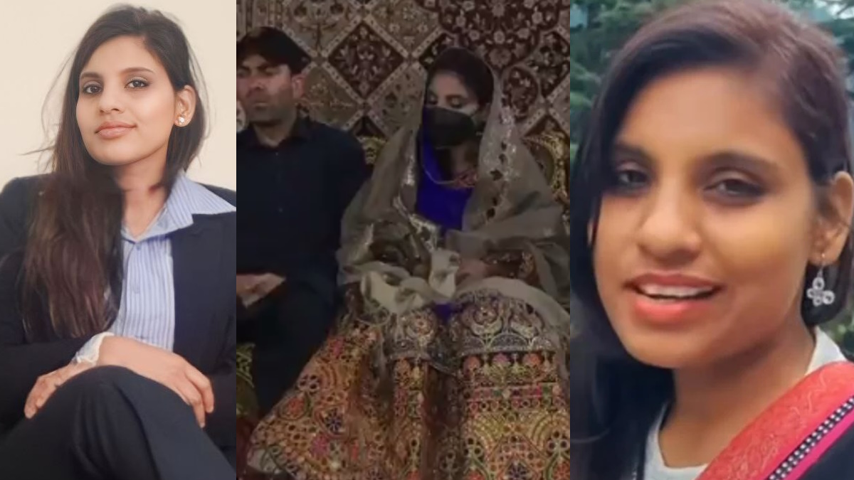 पाकिस्‍तान से अंजू का नया VIDEO आया सामने, गोल्‍डन लहंगे में आई नजर, अब ...