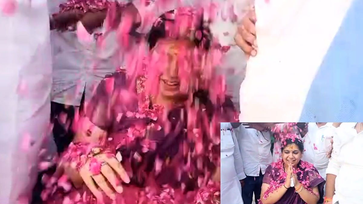 Video: 'वादा करती हूँ, आखिरी सांस तक जनता के साथ रहूंगी', फूलों की ...