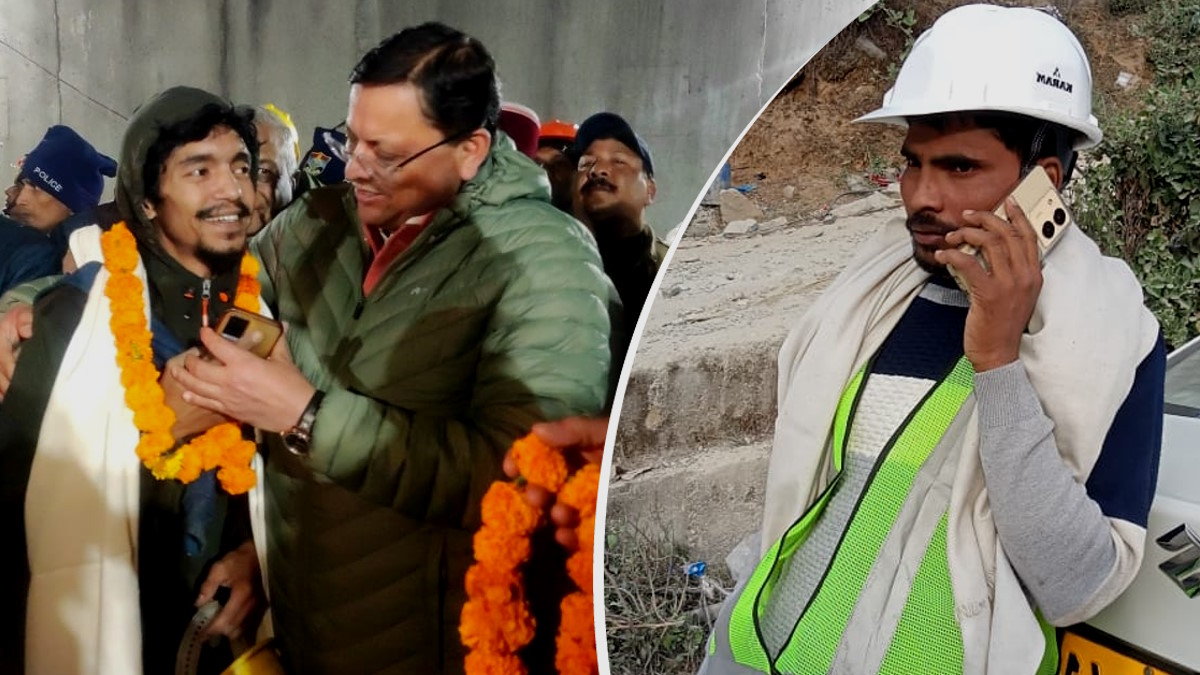 Uttarakhand Tunnel Rescue Video: सुरंग में 'मसीहा' बनकर पहुंचे मुन्‍ना क़ुरैशी से श्रमिक बोले-ये ...