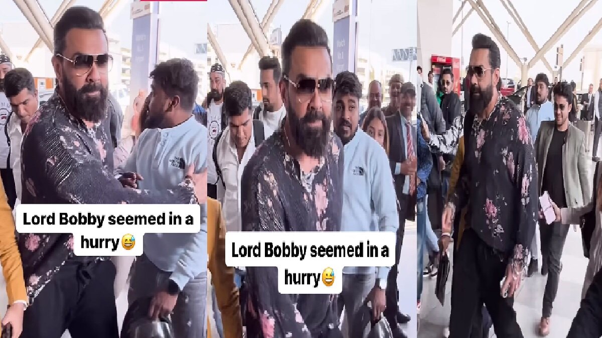 Video: बॉबी देओल ने एयरपोर्ट पर फैन को मारा धक्का, कर दी ऐसी हरकत, लोग ...