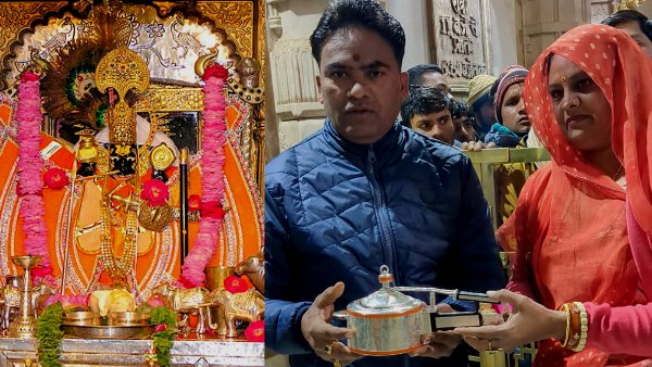 Rajasthan News: भाजपा के बागी MLA चंद्रभान आक्‍या ने सांवलिया सेठ मंदिर ...