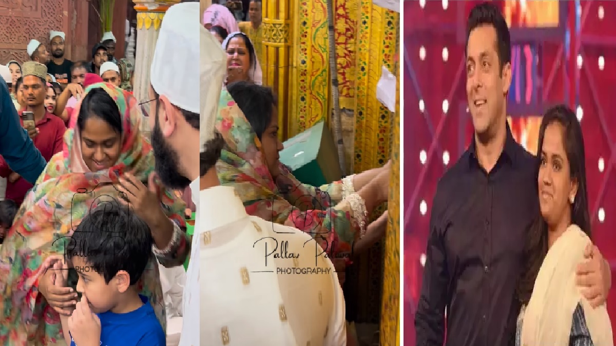 सलमान खान की बहन अर्पिता खान पहुंचीं निजामुद्दीन दरगाह, भाई की सलामती के लिए किया ऐसा काम ...