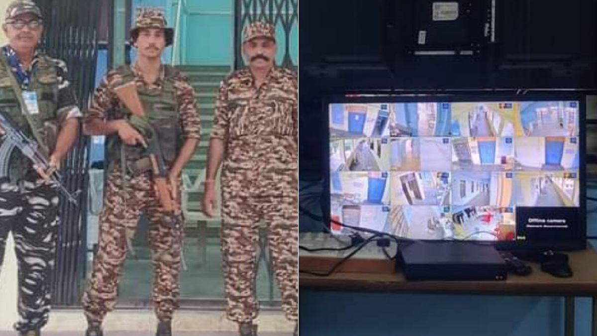 Lok Sabha Election: EVM को मिली त्रिस्तरीय सुरक्षा, सख्त पहरे में सुरक्षित मतदाताओं के मत | Lok ...