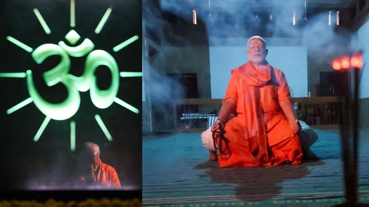 ध्यान करते हुए भी ध्यान खींच रहे हैं मोदी | pm narendra modi meditation ...