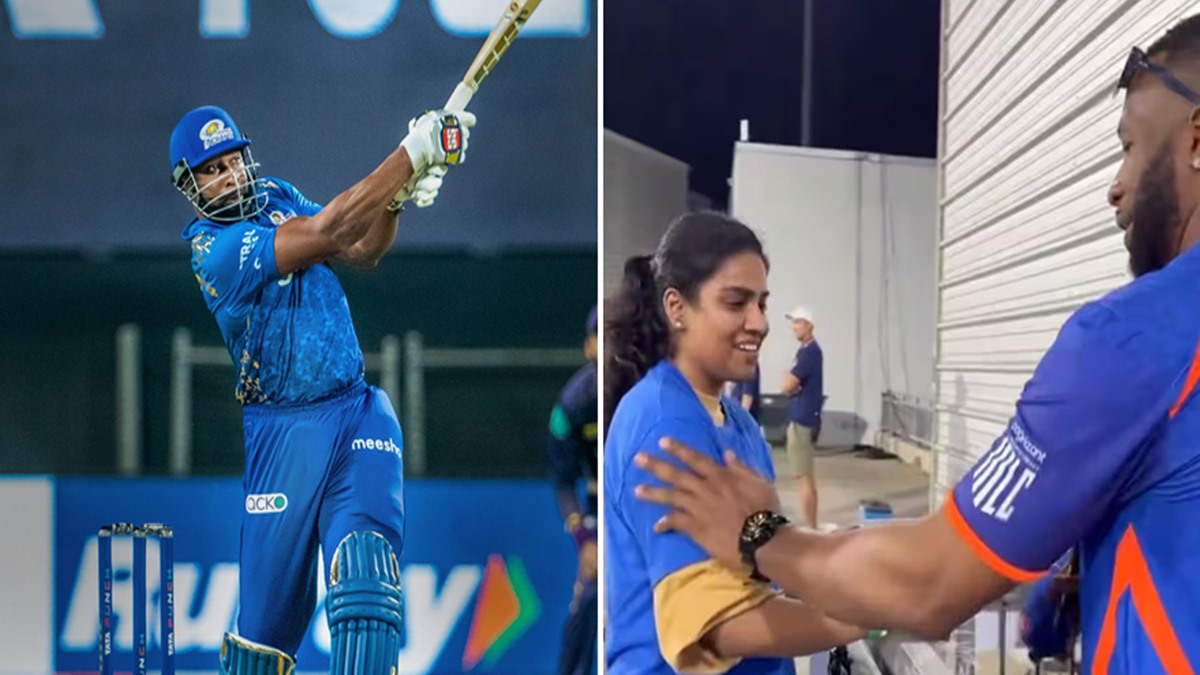 Kieron Pollard ने मारा तूफानी छक्का, महिला फैन को जाकर लगी गेंद, फिर ...