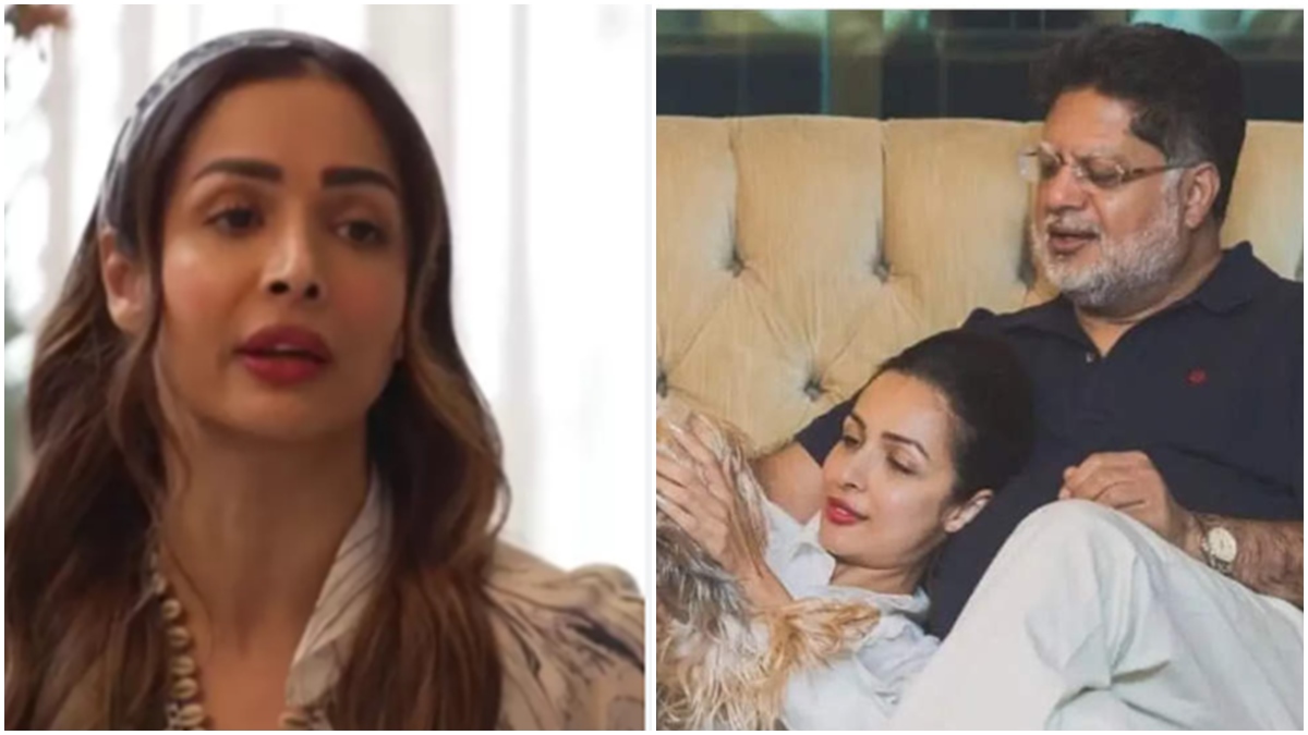 देर रात पिता से मिलने पहुंची थी मलाइका अरोड़ा, खुश होकर निकलीं बाहर ...