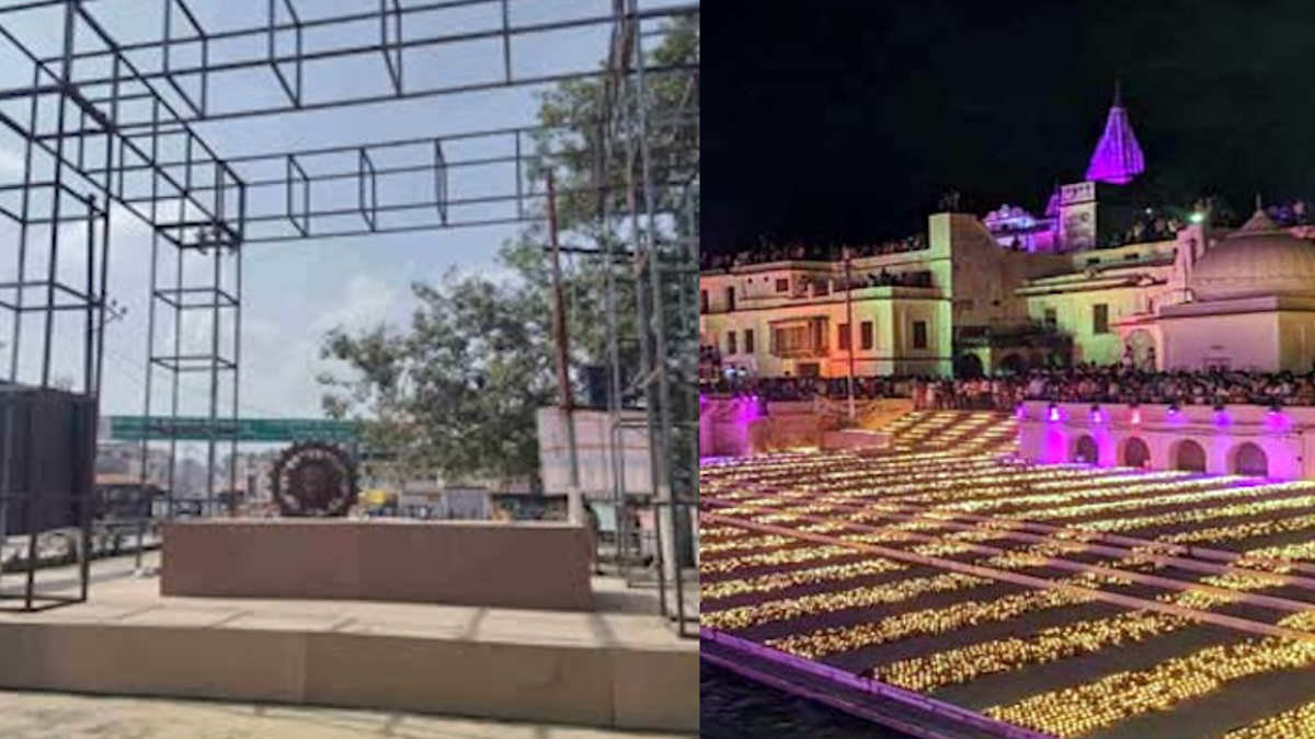 Deepotsav 2024: रामनगरी में त्रेता युग की झलक, आसमान में पुष्पक विमान ...