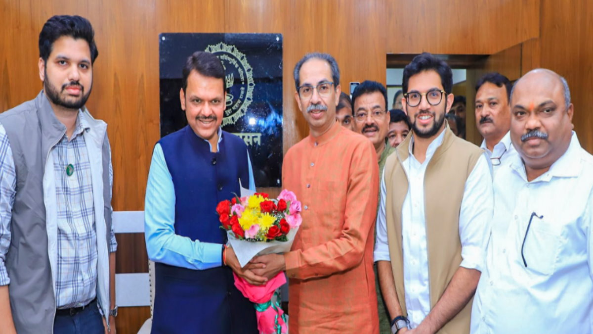 उद्धव ठाकरे ने महाराष्ट्र सीएम देवेन्द्र फडणवीस से मुलाकात की, नाना ...