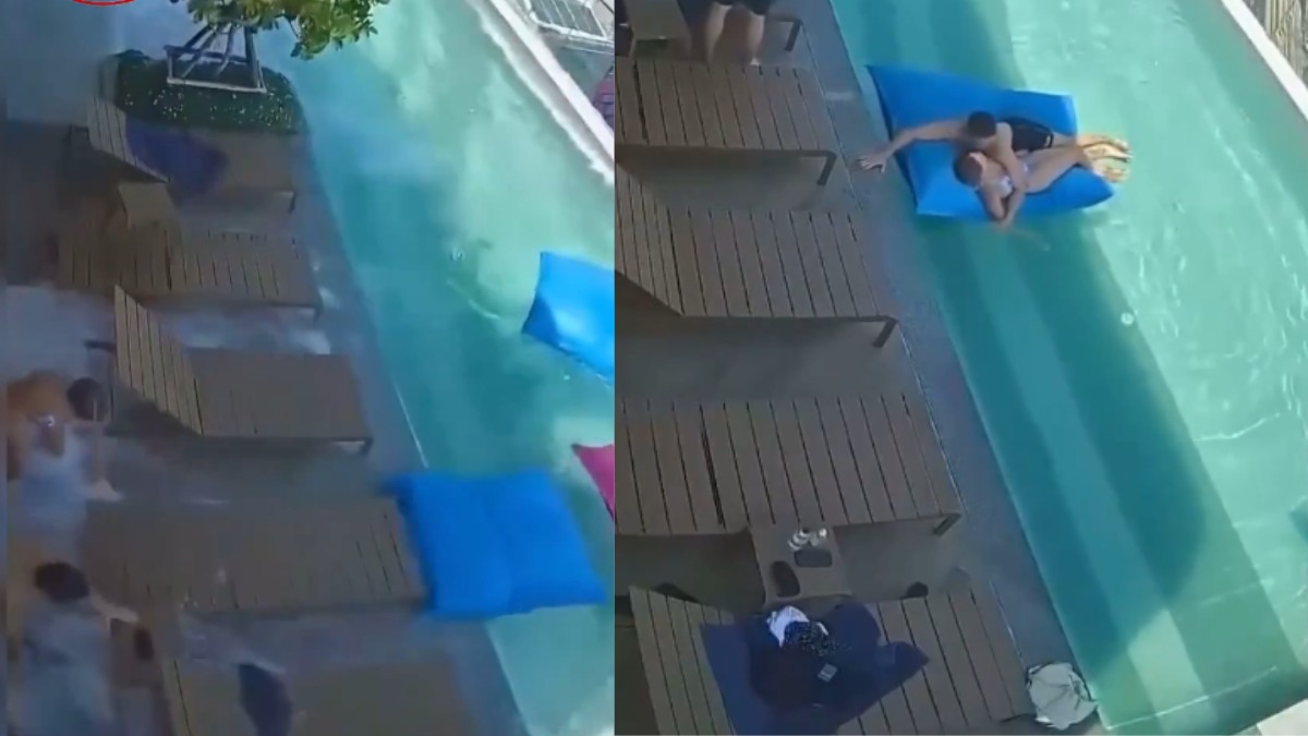 78वें मंजिल पर Swimming Pool में नहा रहा था Couple, फिर जो हुआ ...