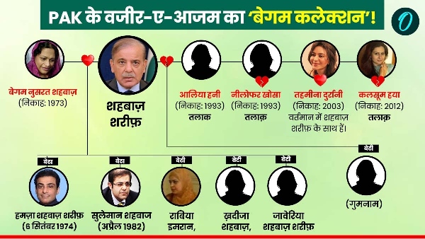 Shehbaz Sharif News: 5 बीवीयों के शौहर पाकिस्तानी PM शहबाज कितने 'शरीफ ...