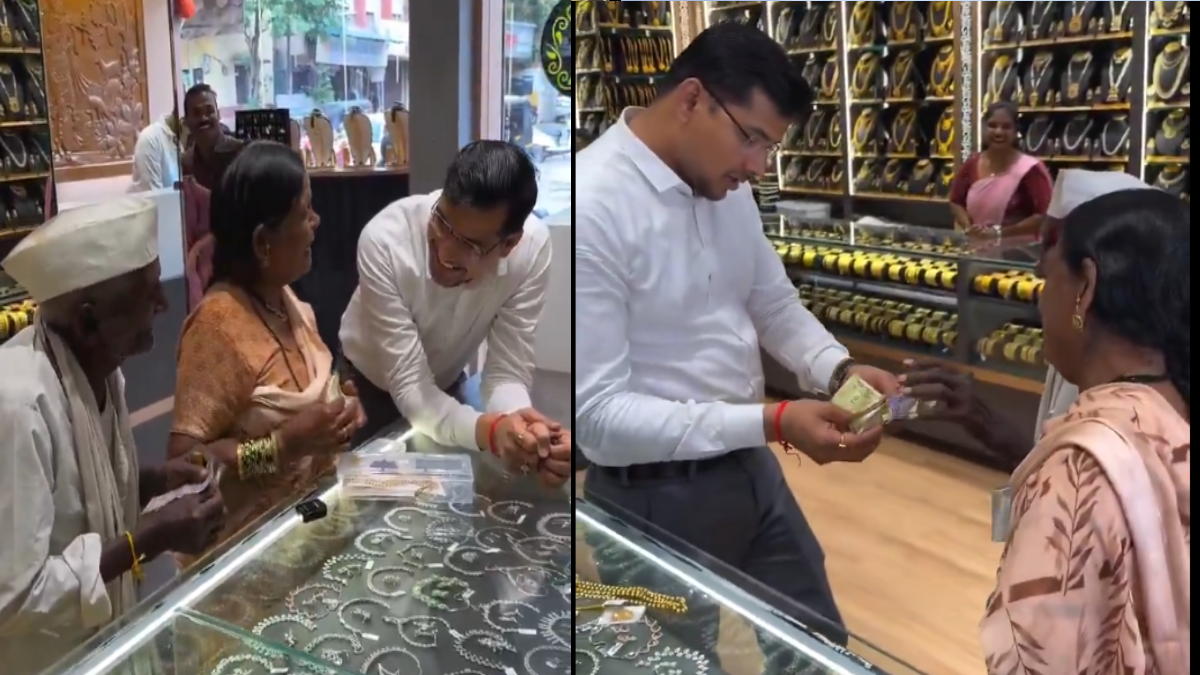 93 साल का बुजुर्ग मांगकर जुटाए पैसे से पत्‍नी के लिए खरीदने पहुंचा ...