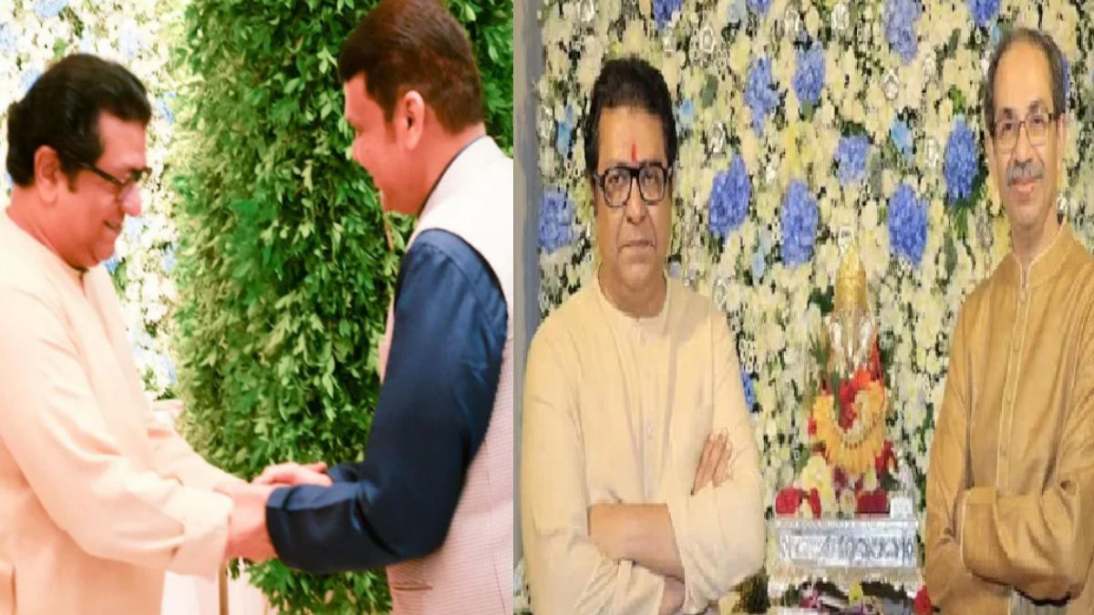 राज ठाकरे के घर 'शिवतीर्थ' पहुंचे देवेंद्र फडणवीस, सुबह वर्षो बाद भाई ...