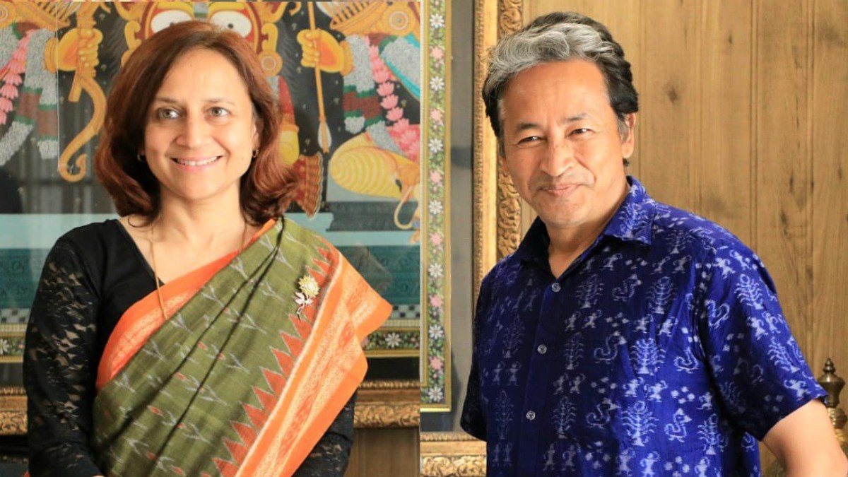 सोनम वांगचुक की पत्नी Gitanjali कौन, क्या करती हैं? अब लद्दाख आंदोलन संभालेंगी? | Sonam Wangchuk ...