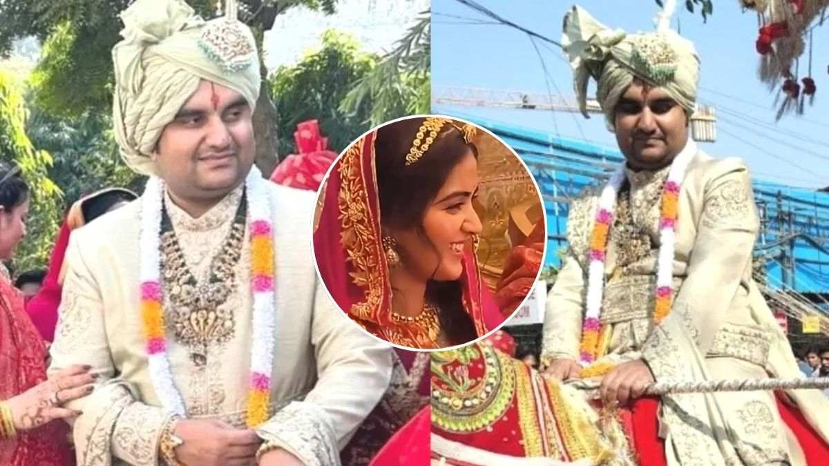 Indresh Upadhyay Wedding: कथावाचक इंद्रेश उपाध्याय की दुल्हनिया की पहली झलक आई सामने, मेहंदी का ...