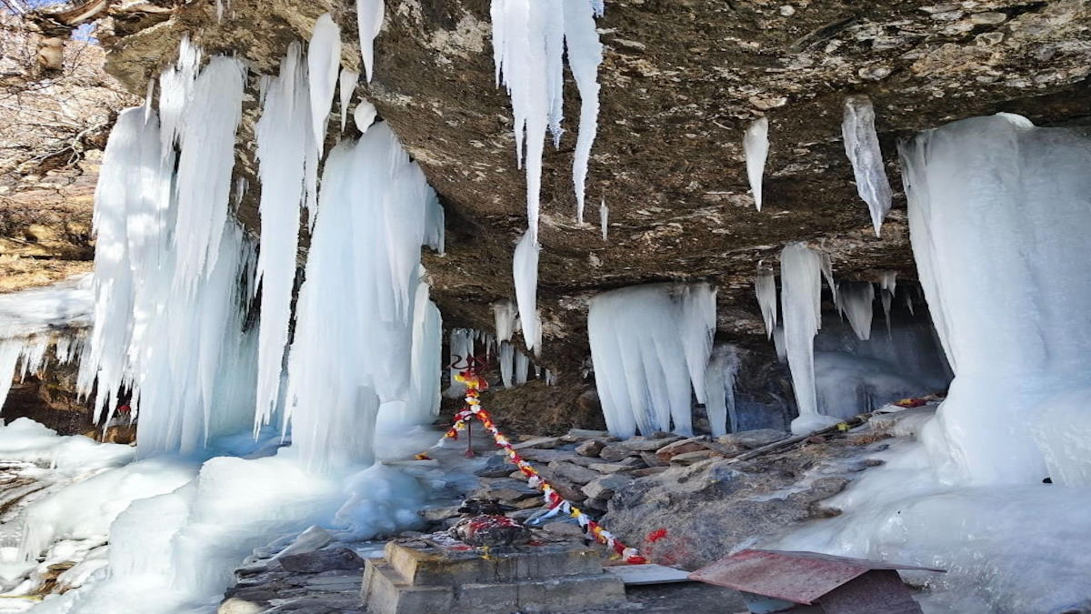 Timmarsain Mahadev छोटा अमरनाथ या बाबा बर्फानी के दर्शनों को उमड़ा ...