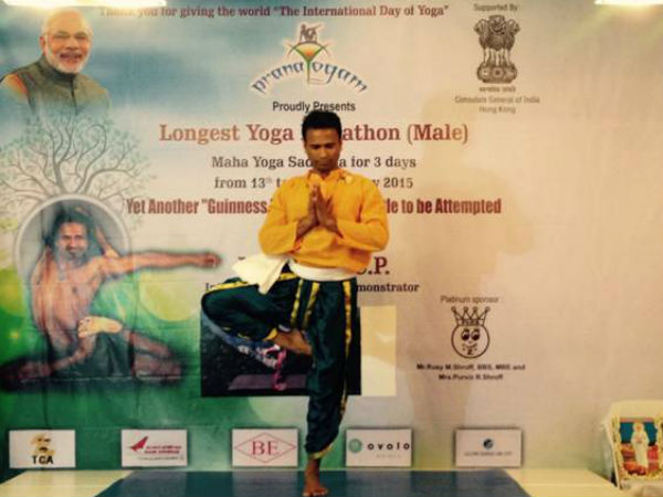 PM Modi congratulates Indian Yoga teacher for creating Guinness World ...