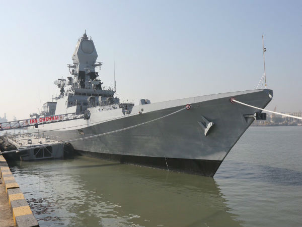 In Pics: INS Chennai joins Indian Navy - Oneindia News