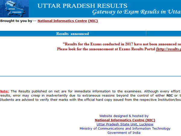 UP Board Result 2017, Class 10, 12: Date, time, how to check - Oneindia ...