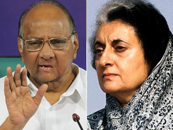 Indira v/s Pawar row divides opposition in Maharashtra ahead of ...
