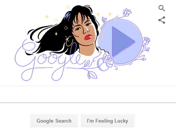 Google Doodle celebrates 'Queen of Tejano music'- Selena Quintanilla ...