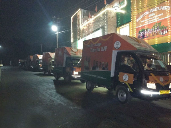 It’s ‘van politics’ for BJP in poll-bound Meghalaya - Oneindia News