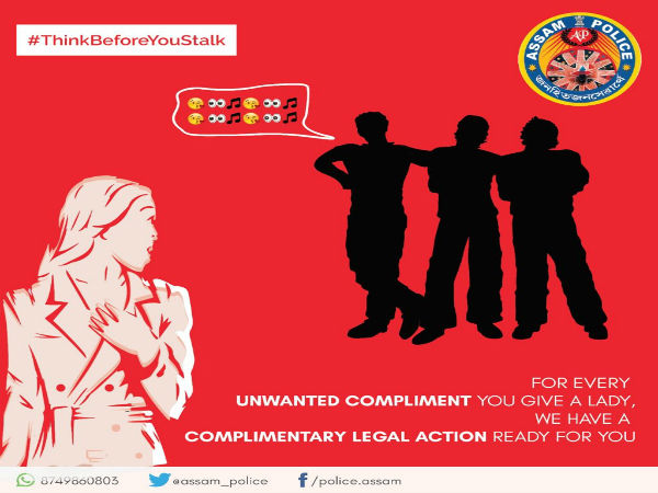Kudos to Assam Police for taking its battle against stalking seriously ...