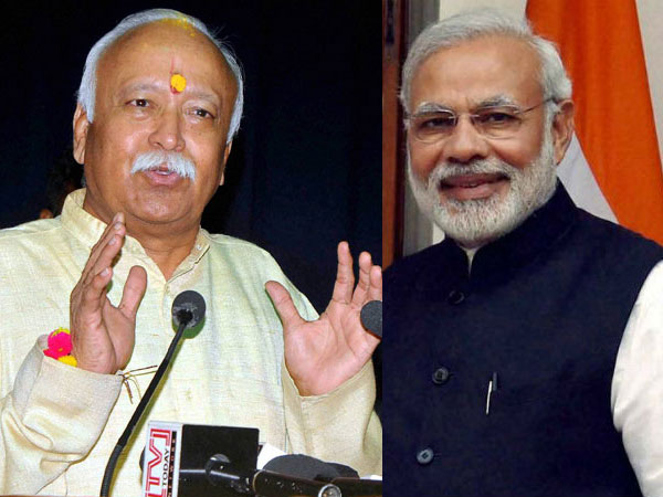 Modi and Bhagwat in Varanasi; possible meeting on Nov 12 gives ...