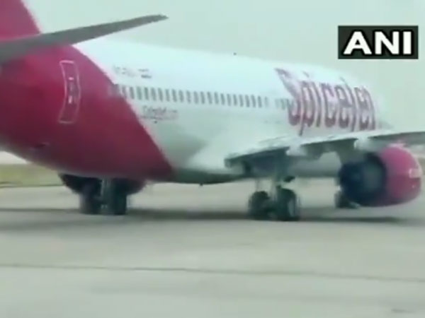 SpiceJet Dubai-Jaipur flight makes emergency landing after tyre burst ...